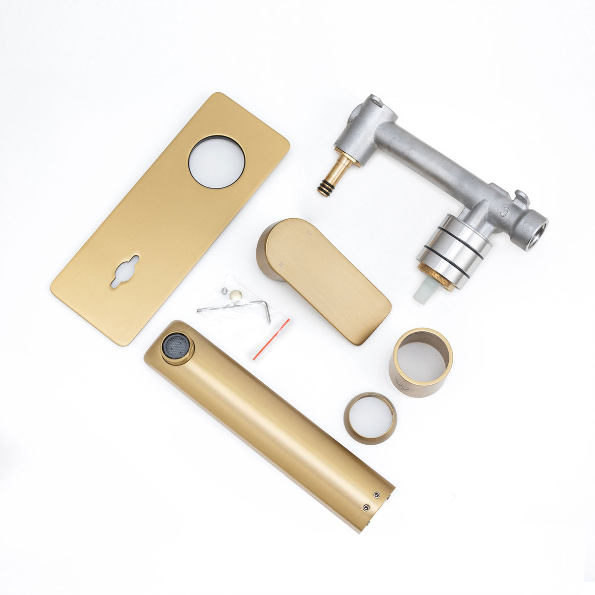 VOG - Brushed Brass Spout Mixer – trade-suppliers